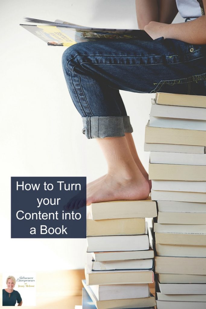 Do you have a ton of content that you know would make a good book or ...